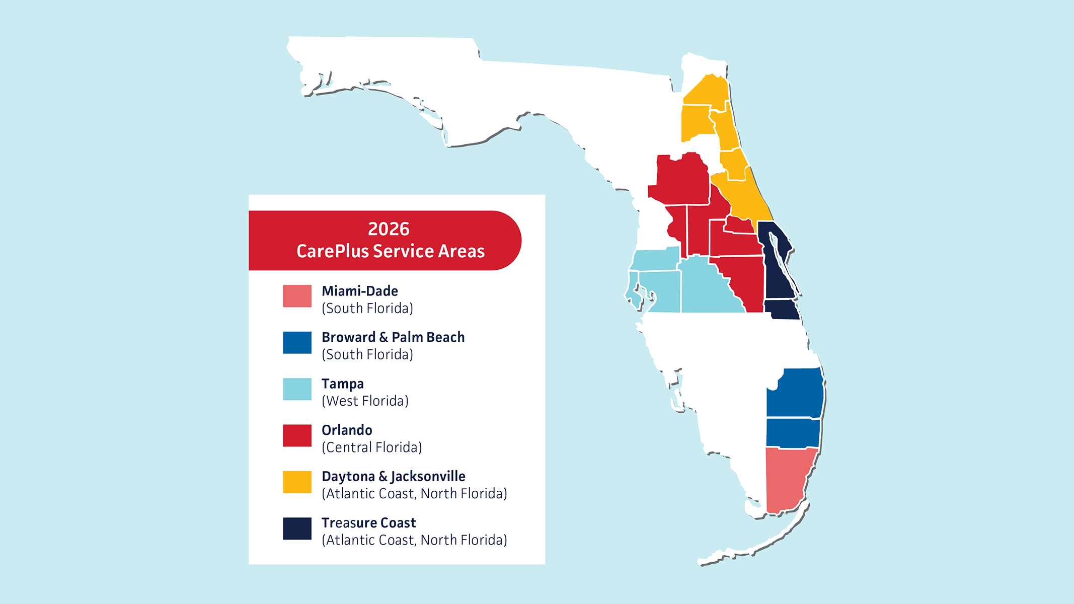 Service Areas | CarePlus Health Plans